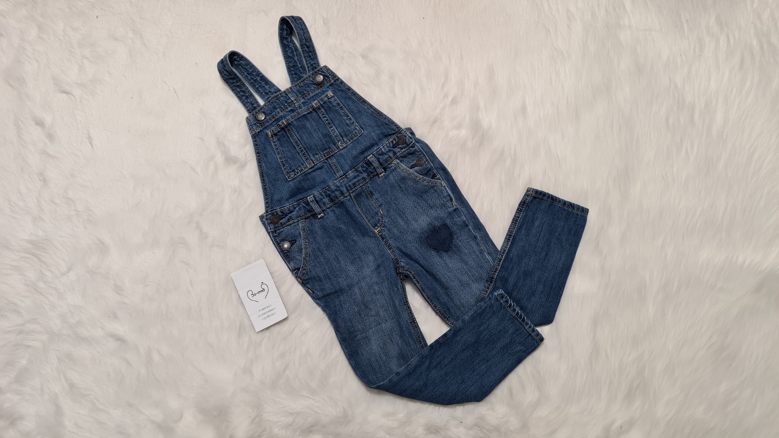 GAP jeans hlače z naramnicami št. 4Y (100-105cm) (TP304-0028) | Bo-moj